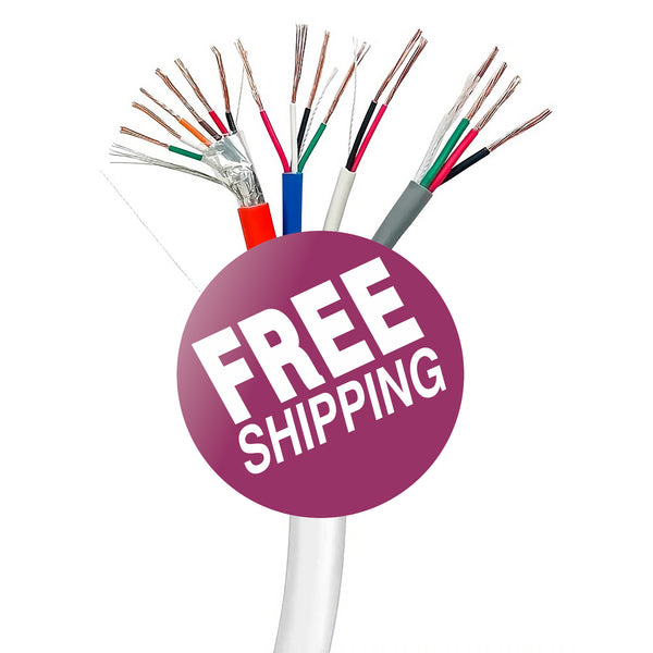 1000Ft Access Control Cable Plenum (CMP) White All-In-One bundled ...