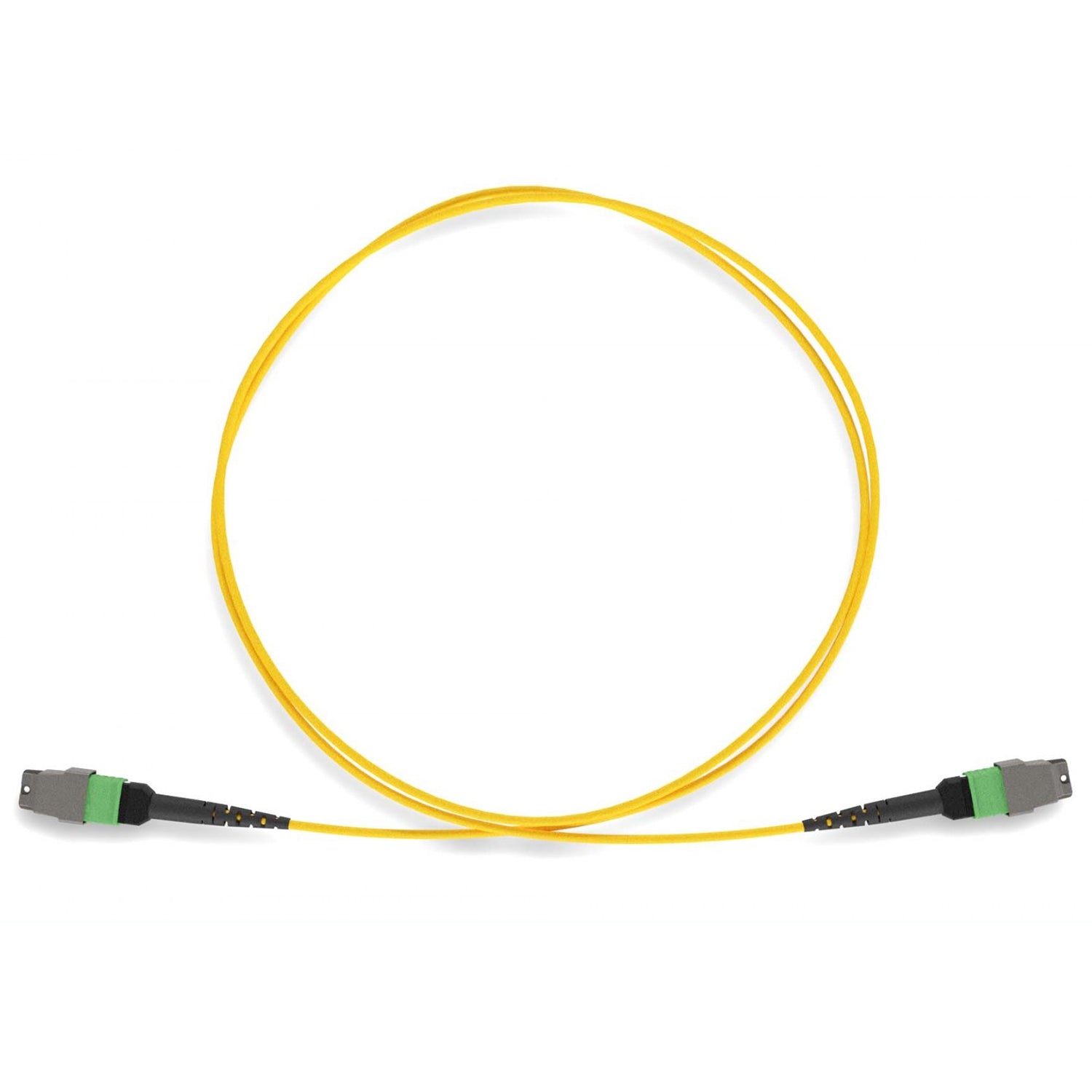 Plenum Pated MTP/APC to MTP/APC Single-Mode OS2 9/125 12 Fibers Trunk ...