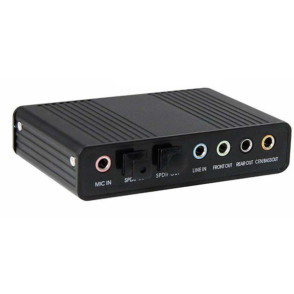 5.1 Channel Surround USB External Sound Card w/SPDIF Digital Audio ...
