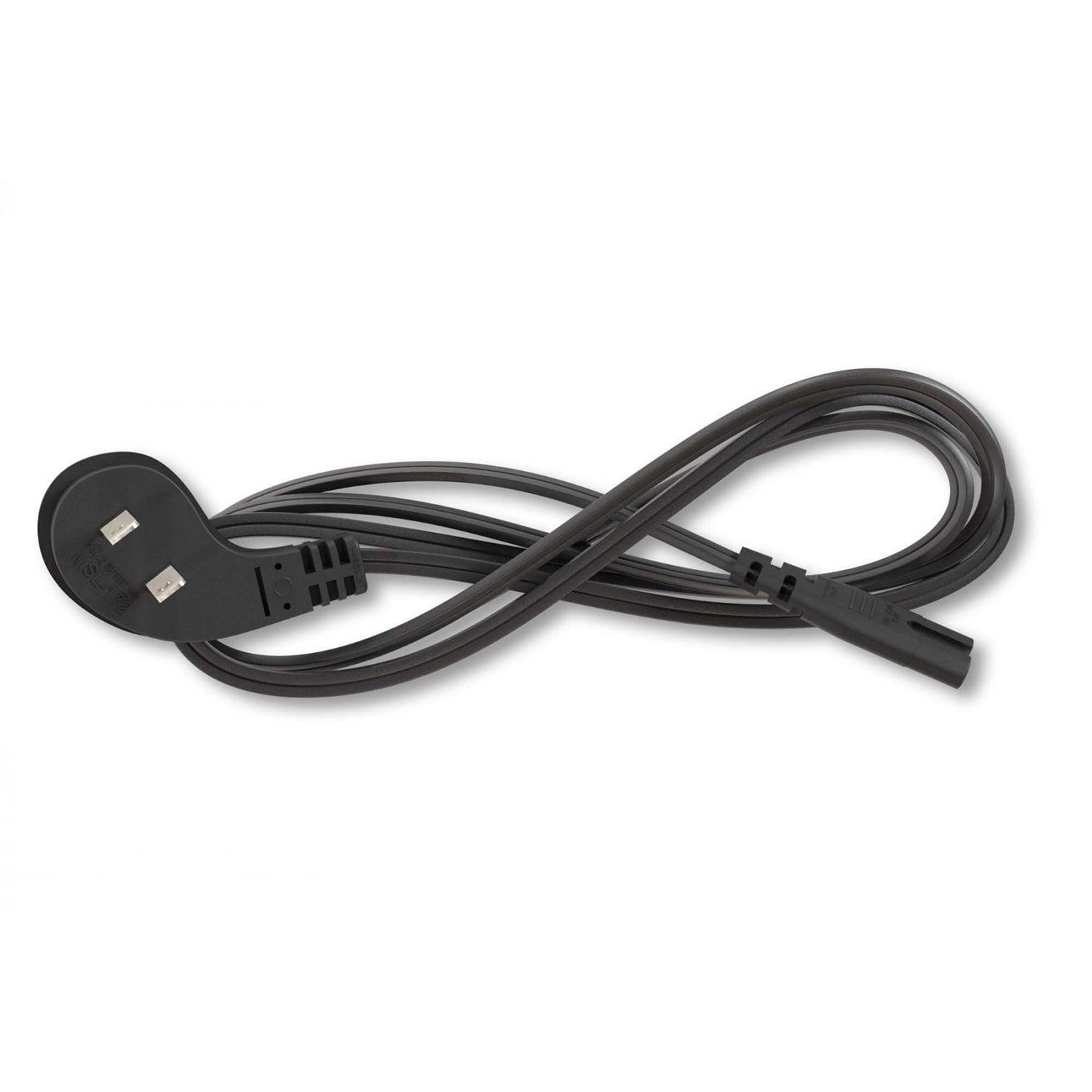 Low Profile Non-Polarized Power Cord NEMA 1-15P to Right Angled C7 ...
