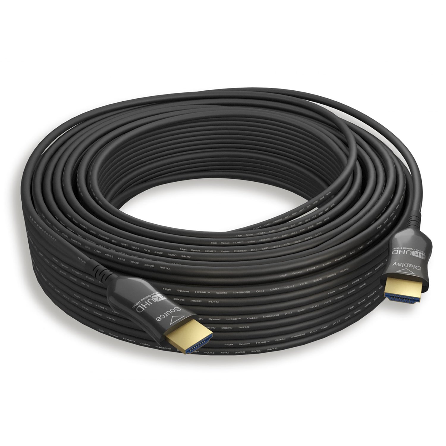 Hybrid Active Optical Fiber HDMI Cable 2.0 Plenum-Rated (CMP) 4K@60Hz ...