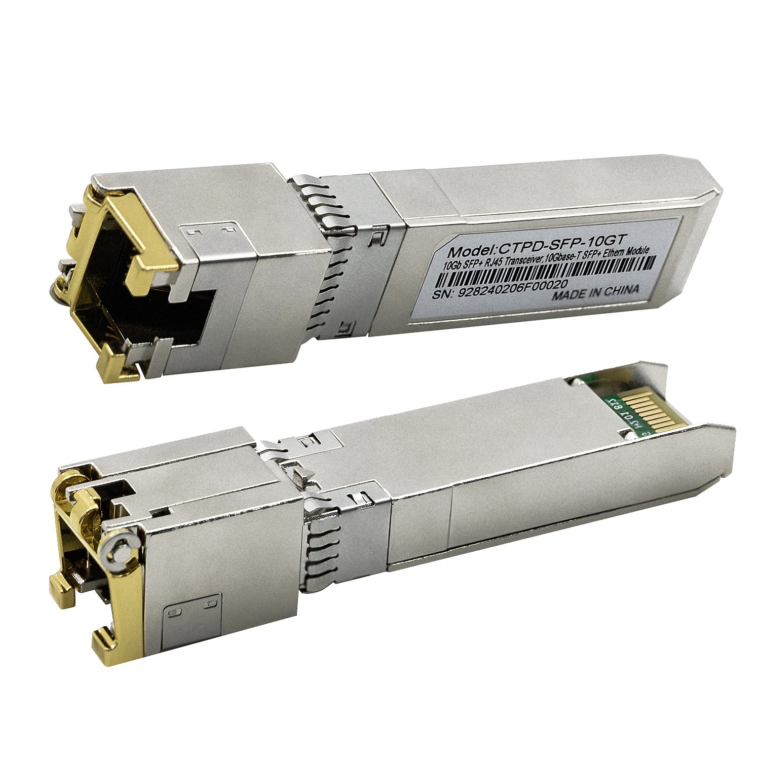 Cisco Compatible (CTPD-SFP-10GF) 10G Base-T SFP Transceiver 30 Meter ...