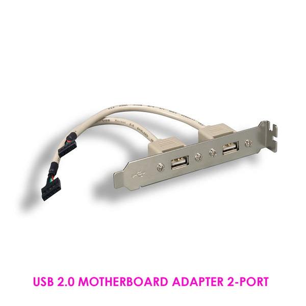 2-Port USB 2.0 Motherboard Adapter | USB 2.0 to PC Motherboard Adapter ...