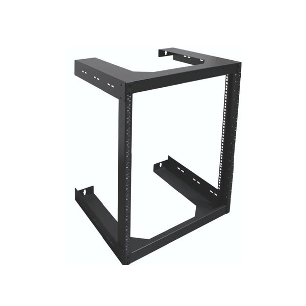 15U 2-Post 18" Depth Wall Mount Open Frame | 15U Wall Mount Rack ...