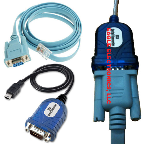 Cisco Compatible Mini USB - Serial Adapter Cable Kit 72-3383-01– EAGLEG.COM