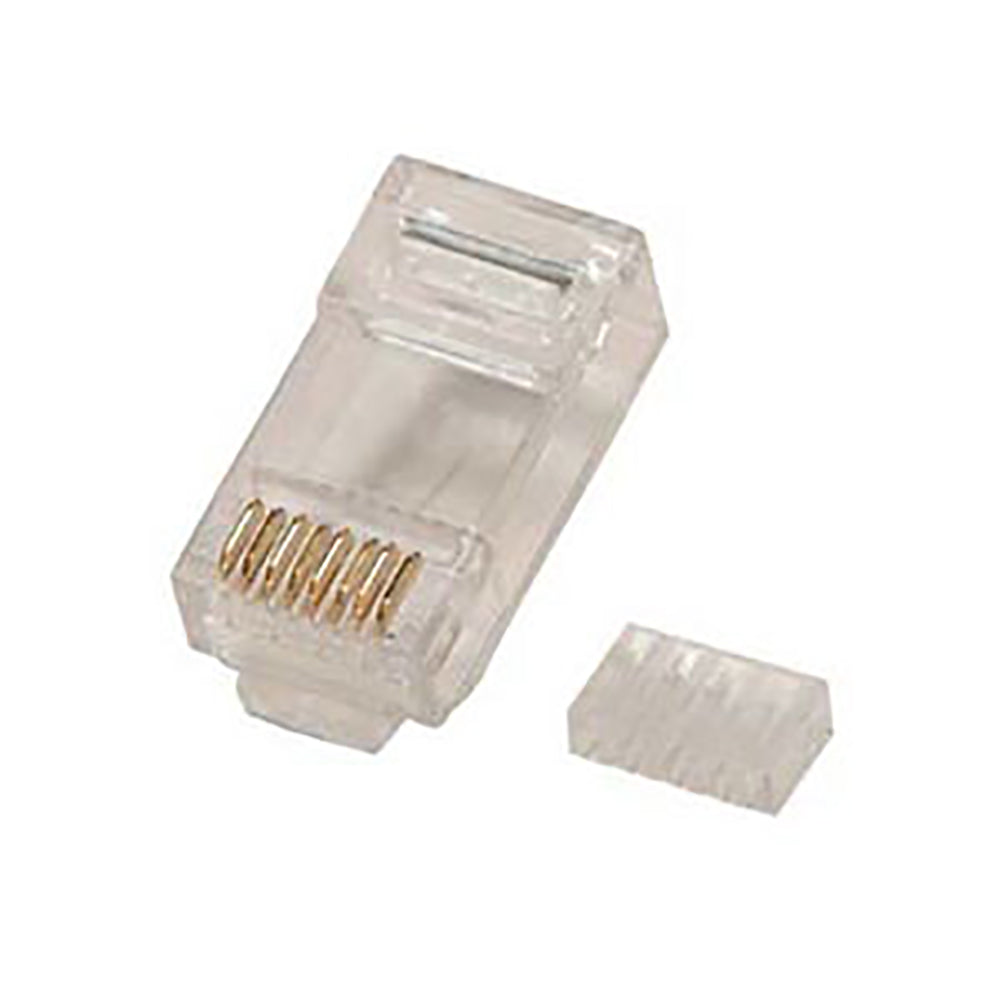 RJ45 Cat6 Plug Solid 3 Prong w/Inserter 100pk– EAGLEG.COM