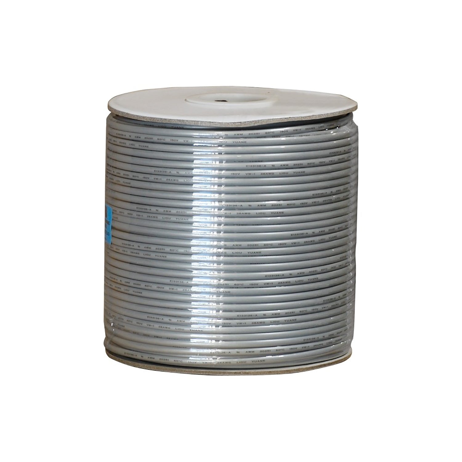 1000Ft 4 Conductor Silver Satin Modular Cable 28AWG– EAGLEG.COM