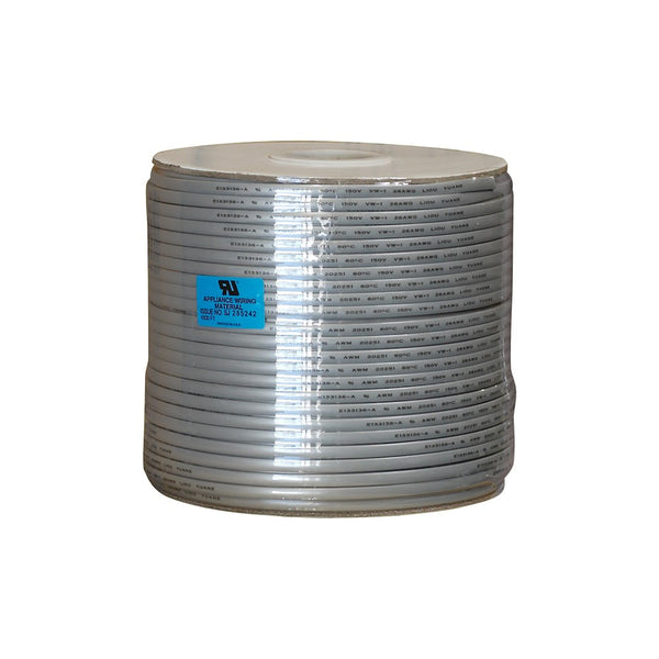 1000Ft 6 Conductor Silver Satin Modular Cable 28AWG– EAGLEG.COM