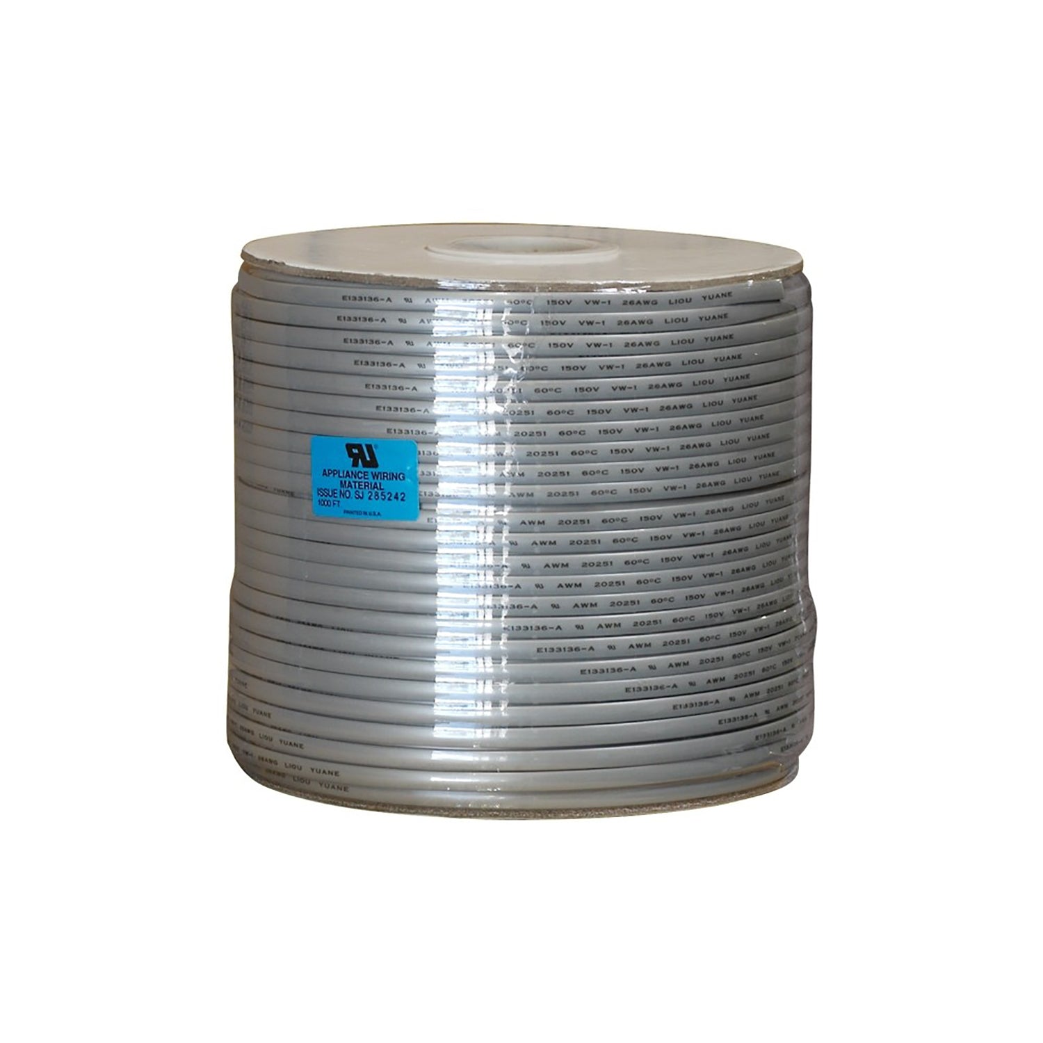 1000Ft UL 6 Conductor Silver Satin Modular Cable 26AWG– EAGLEG.COM