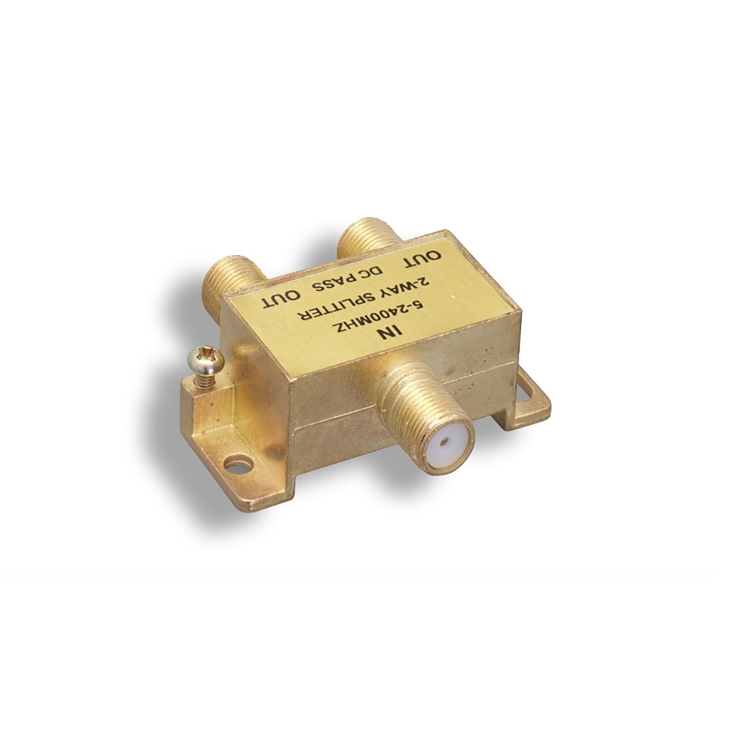2-Way F-Type Coaxial Cable Splitter | 2-Way F-Type TV Signal Splitter ...