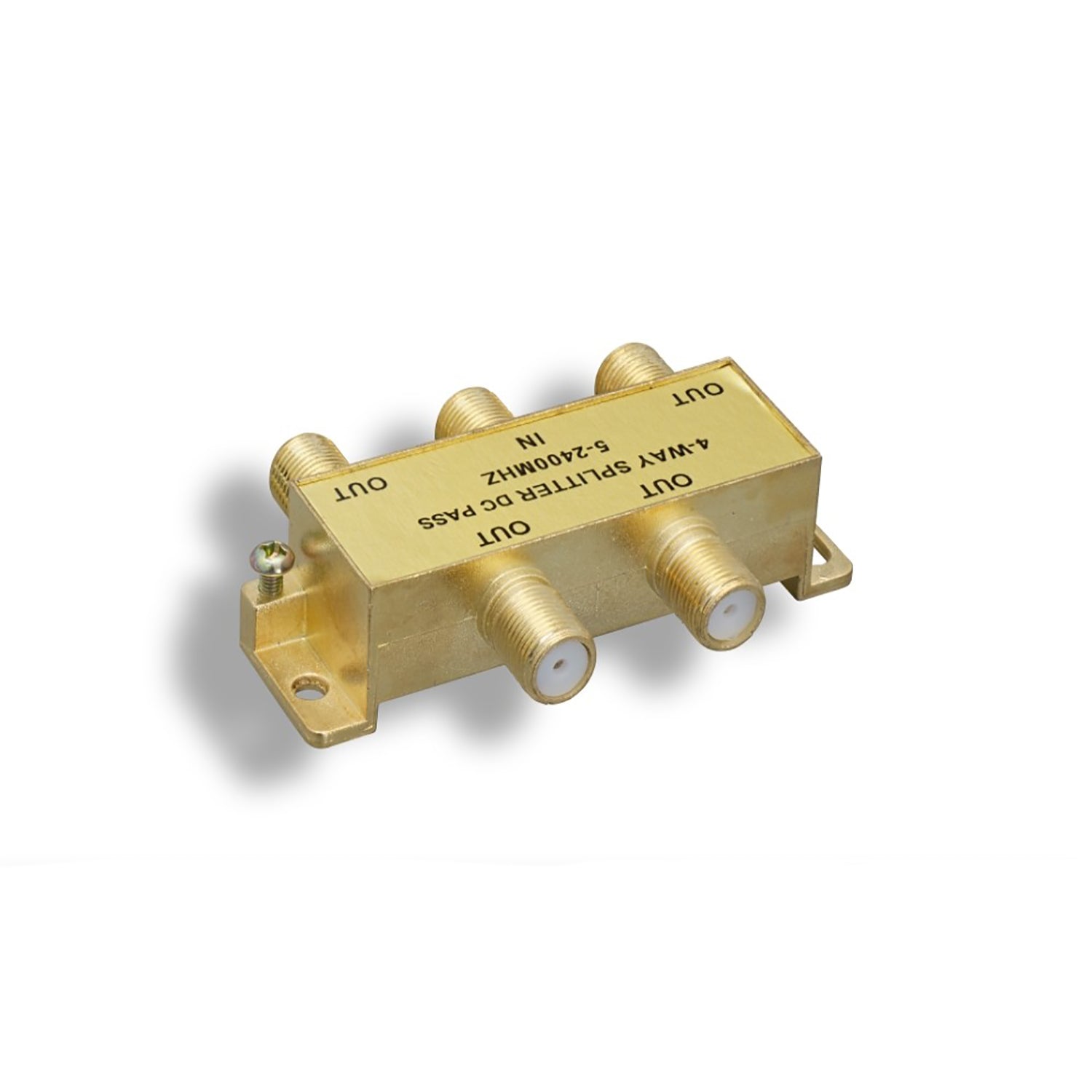 4-Way F-Type Coaxial Cable Splitter | 4-Way F-Type TV Signal Splitter ...