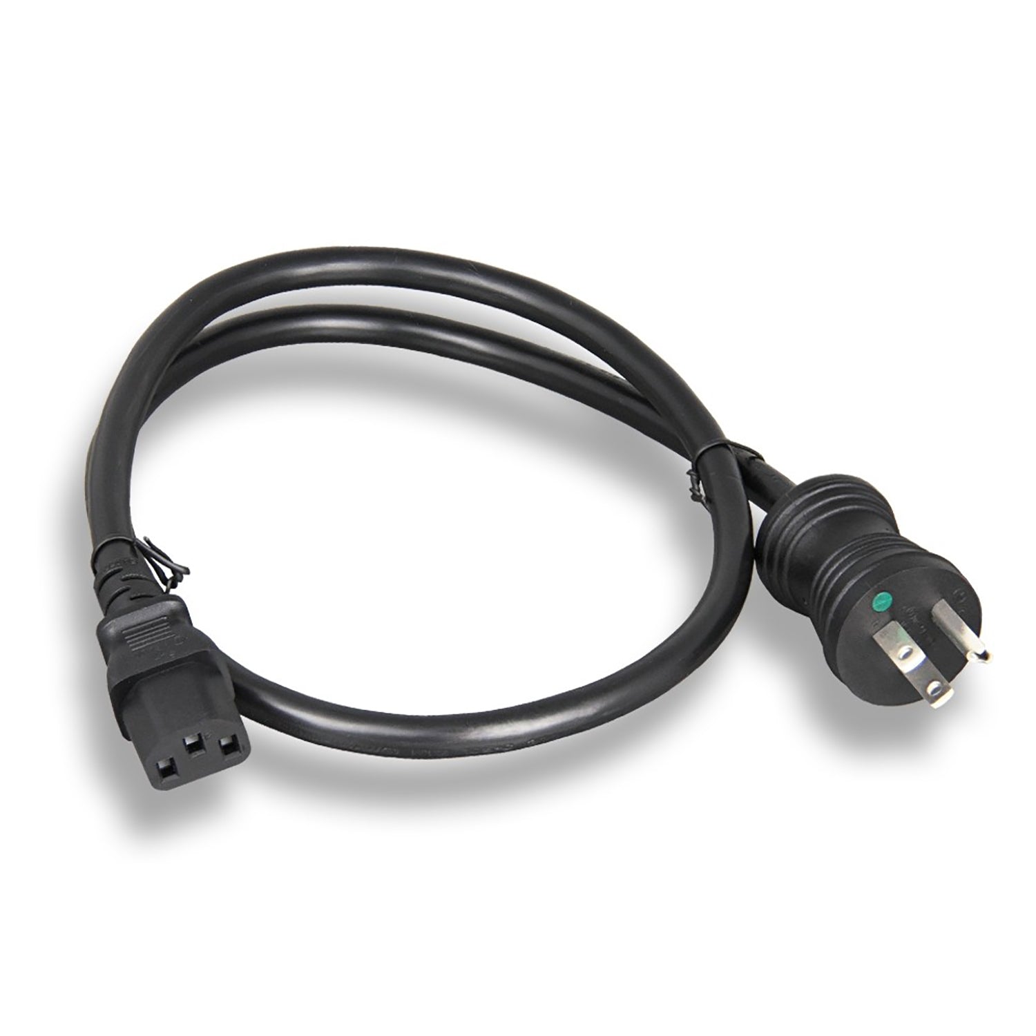 14AWG Hospital Grade Power Cord NEMA 5-15P to IEC-60320-C13 Black ...