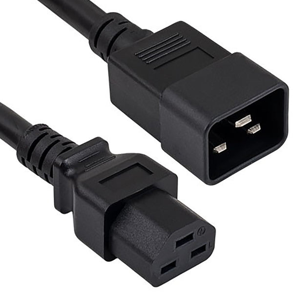8Ft 12AWG Universal Jumper Power Cord C20 to C21, 20A/250V– EAGLEG.COM
