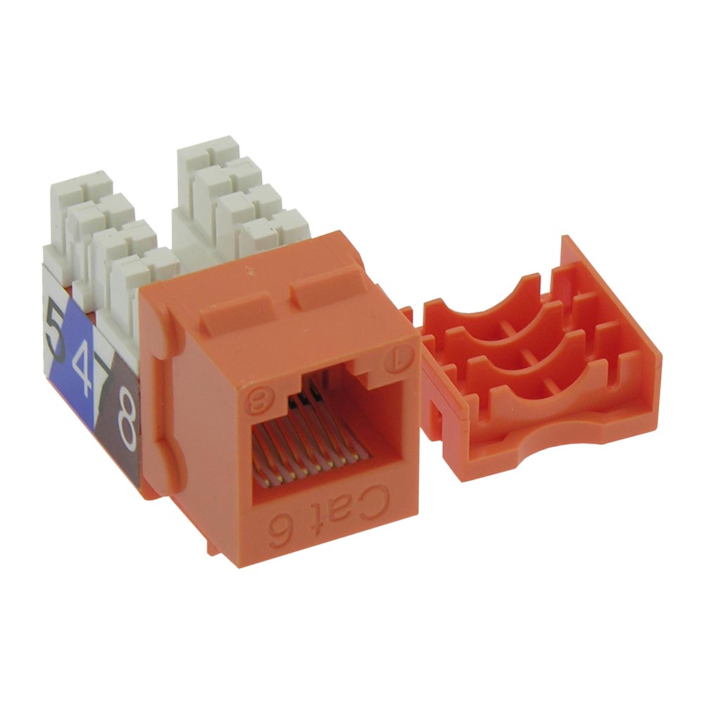 Cat6 RJ45 110 Type Keystone Jack | Category 6 UTP Keystone Jack– EAGLEG.COM