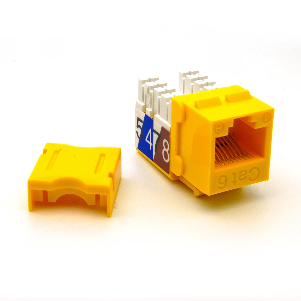 Cat6 RJ45 110 Type Keystone Jack | Category 6 UTP Keystone Jack– EAGLEG.COM