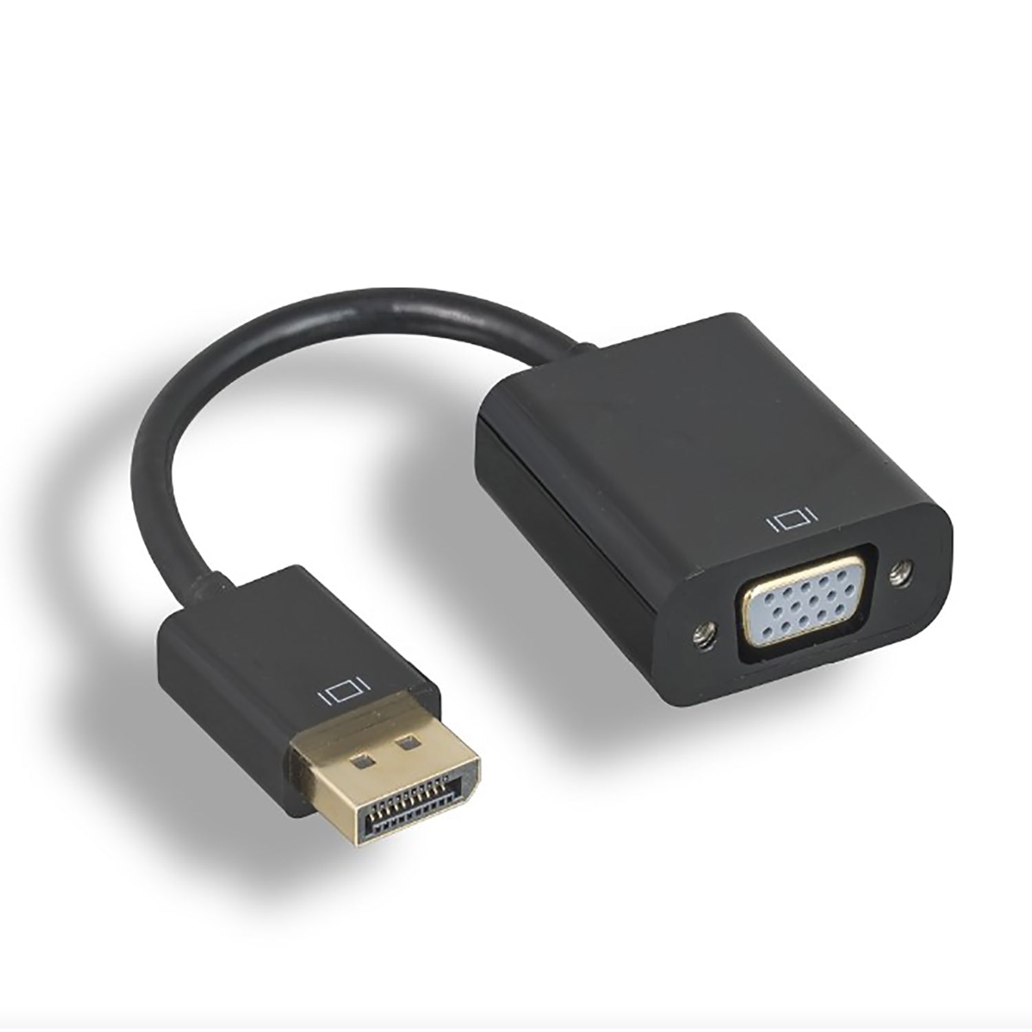 DisplayPort to VGA Adapter W/O Latch Black | DisplayPort Adapter ...