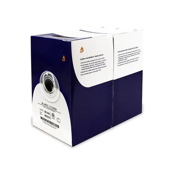 1000Ft Control Cable 18AWG/2C Riser (CMR) Unshielded Stranded– EAGLEG.COM