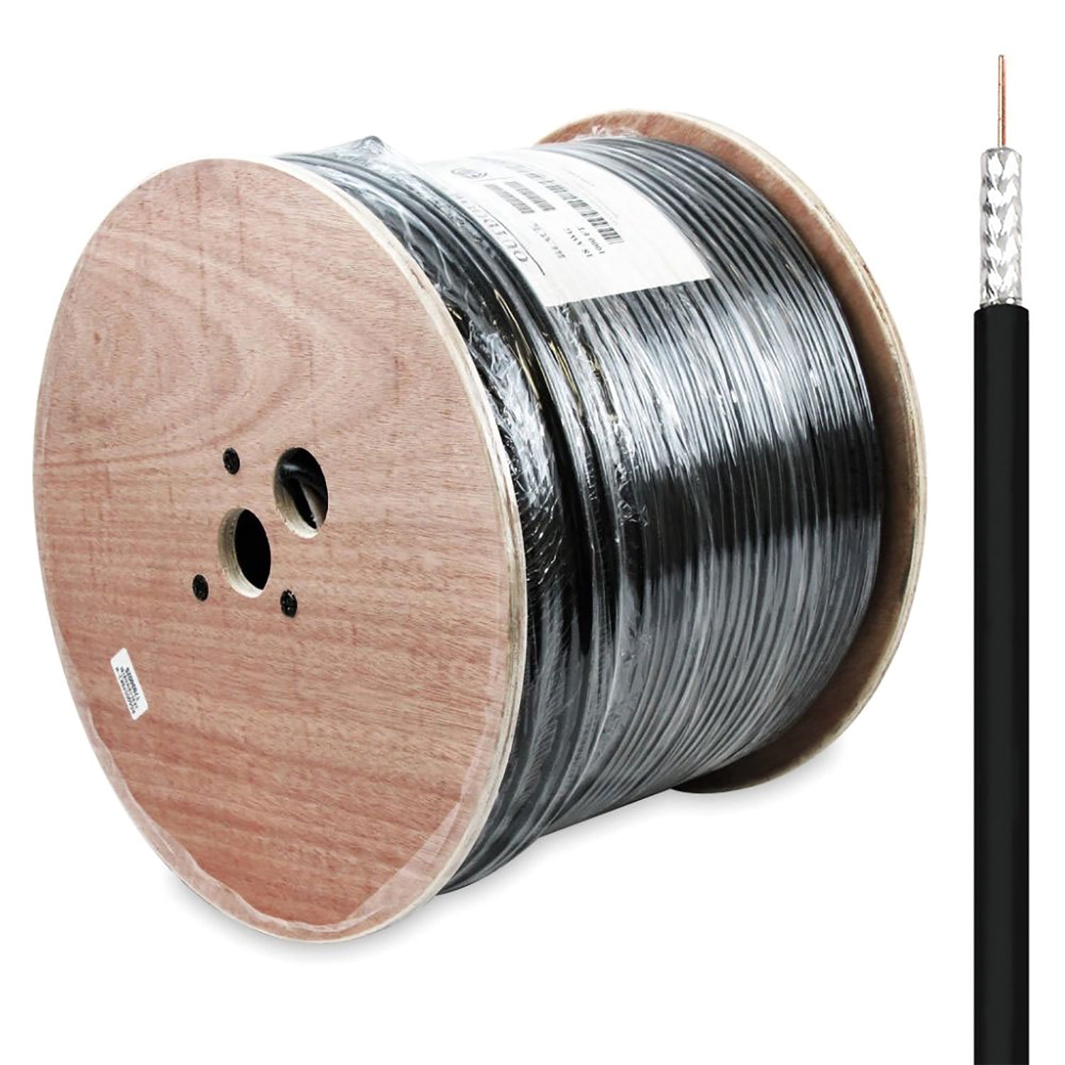 1000Ft RG6 CCS Quad Shield Direct Burrial Outdoor Coaxial Cable– EAGLEG.COM
