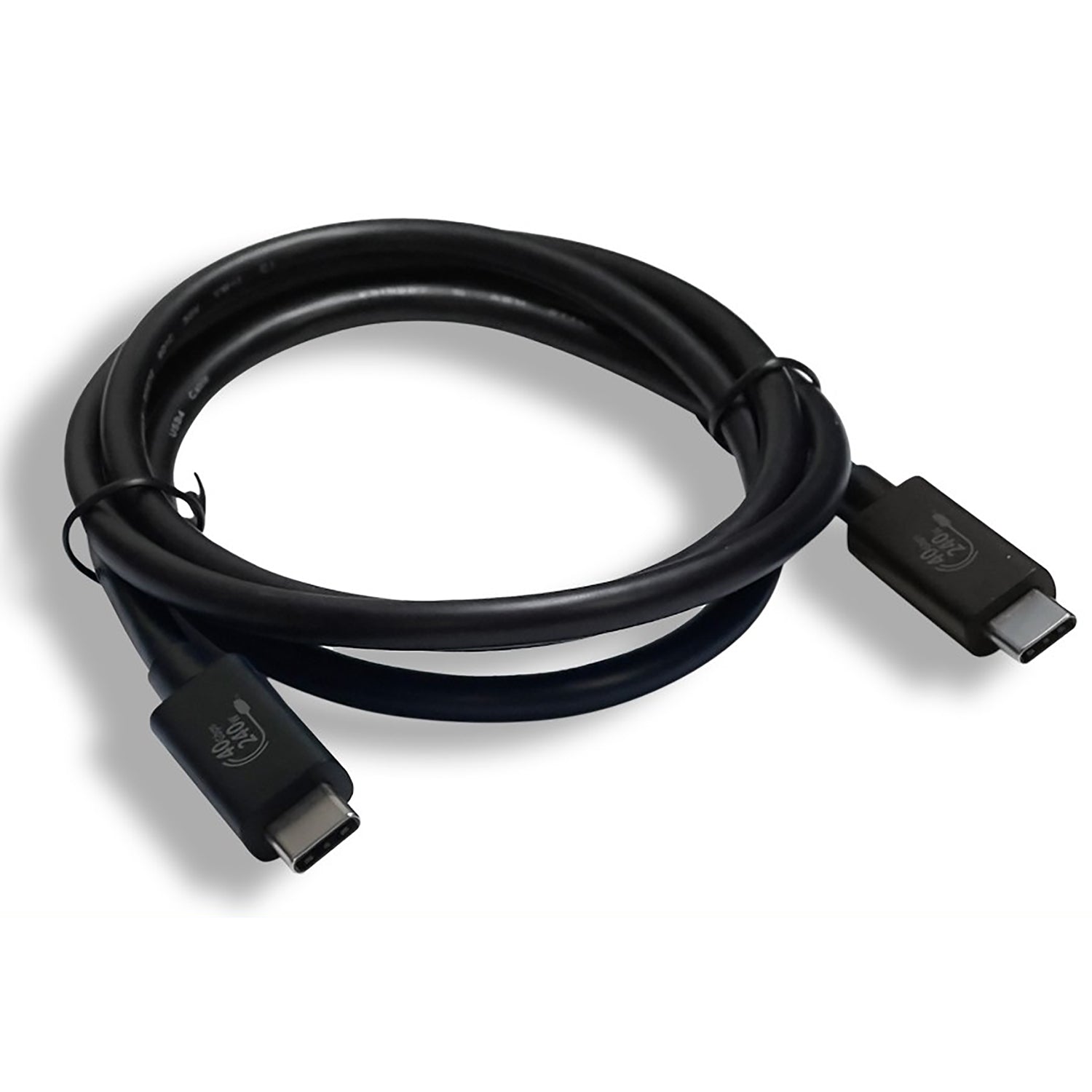 1-Meter USB 4.0 Gen3 Type C 8K 40Gbps/240W Male-Male Cable w/E-Mark ...